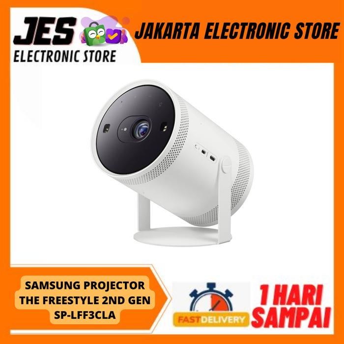 Promo SAMSUNG SP-LFF3CLAX PROJECTOR THE FREESTYLE 2ND GEN PORTABLE SP ...