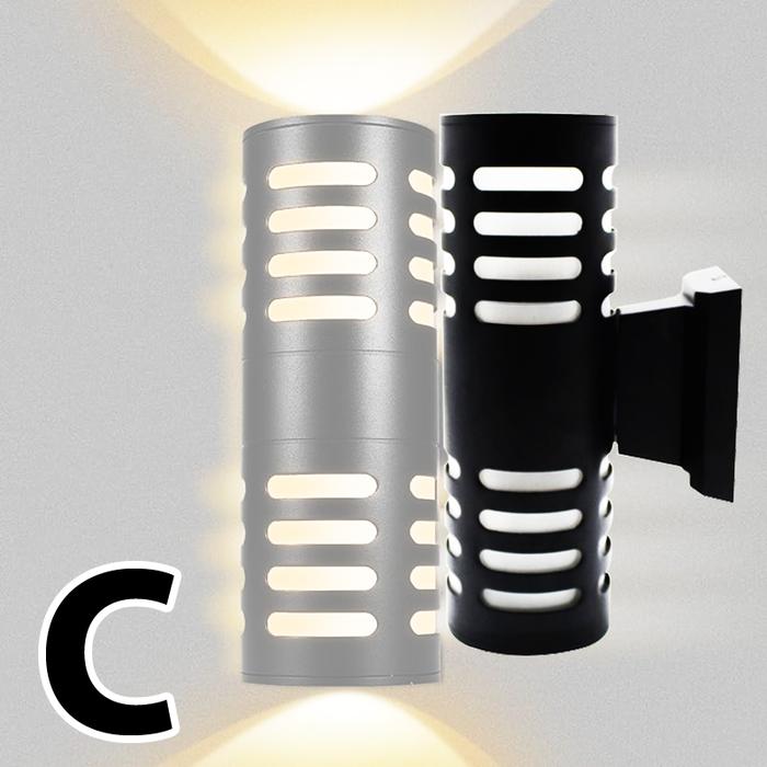 Promo Lampu Dinding Minimalis Tempel 2 Arah Outdoor - Tipe C - Jakarta ...