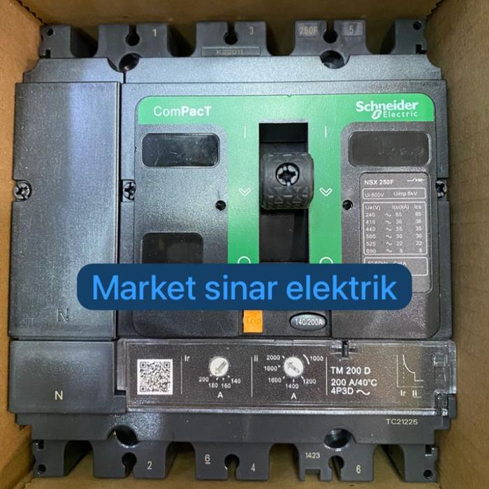 Jual MCCB Schneider NSX250F C25F6TM200 4P 200A 36kA - Jakarta Pusat ...