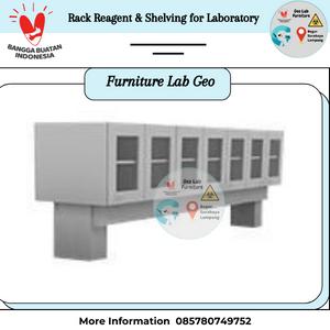 Jual Rack Reagent & Shelving equipment Laboratory Bench Hpl 8 Doors ...