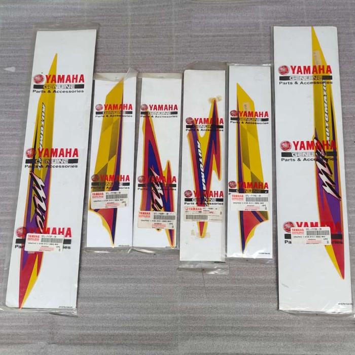 Jual striping mio bendera 2004 stiker mio bendera original yamaha 5TL ...
