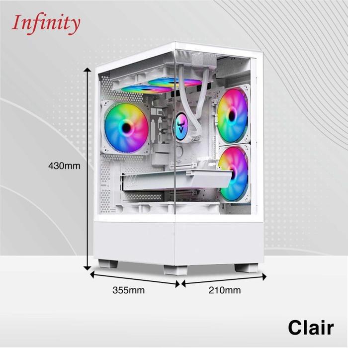 Jual Casing Infinity Clair - Microatx Gaming Case Infinity Clair Di ...