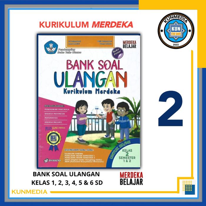 Jual Buku Bank Soal Ulangan Kelas 1 2 3 4 5 6 Sd Kurikulum Merdeka Vkm Di Seller Noelle ...