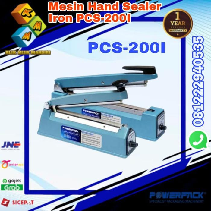 Jual Mesin Hand Sealer Iron PCS-200I Panjang 20 cm POWERPACK - Jakarta ...
