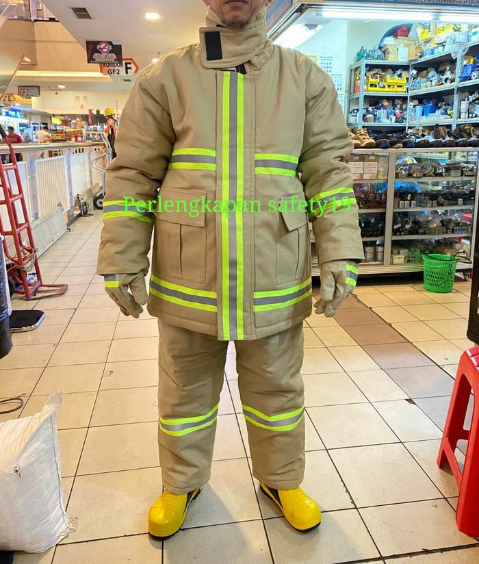 Jual BAJU PEMADAM KEBAKARAN / BAJU ANTI API / FIREMAN SUIT DAMKAR ...