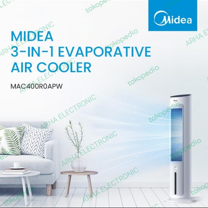 Jual Air cooler Midea tower fan 4in1 MAC400ROAPW 4 liter ionizer ...