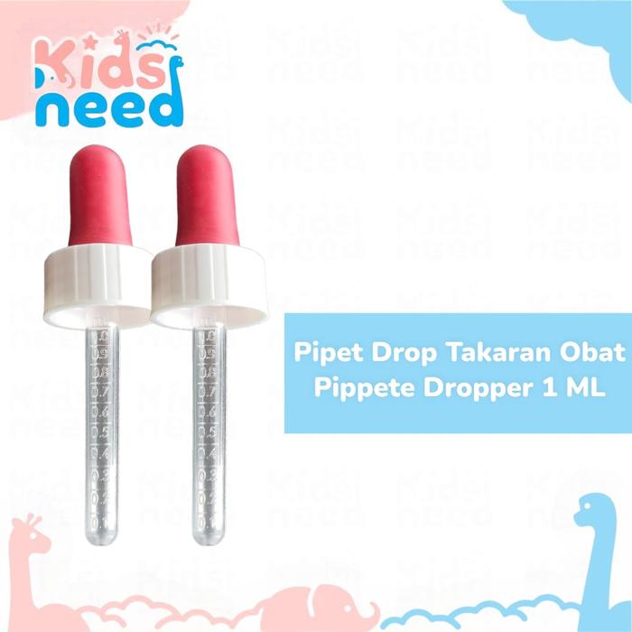 Promo Pipet Drop Takaran Obat Pippete Dropper Penetes 1 ML Obat Untuk ...