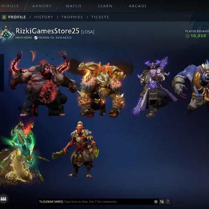 Jual DOTA 2 ID CRUSADER 1 ARCANA PUDGE ALL ON - Kota Bogor ...