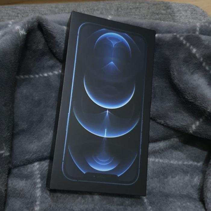 Jual Iphone 12 Pro Max Pacific Blue 512 GB ASLI INDONESIA Preloved ...