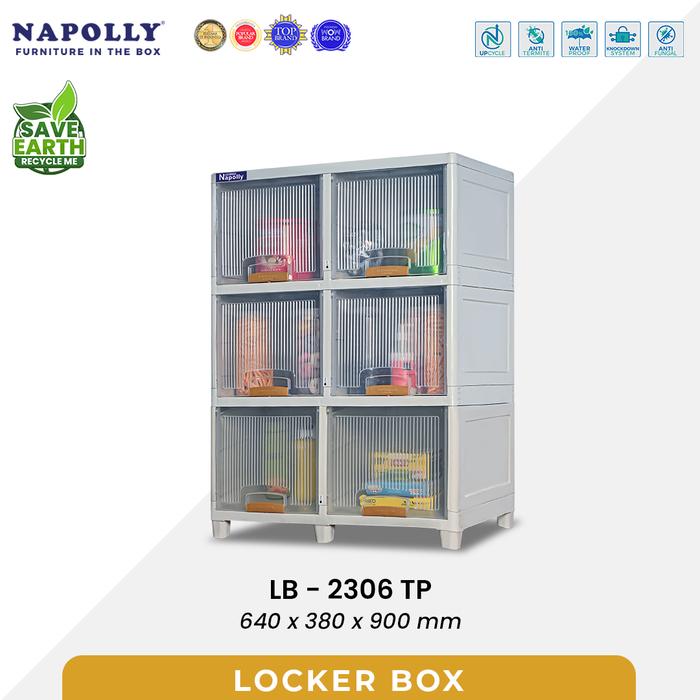 Jual Napolly Locker Box + 3 Susun / 6 Ruang + WIFI / TRANSPARAN ...