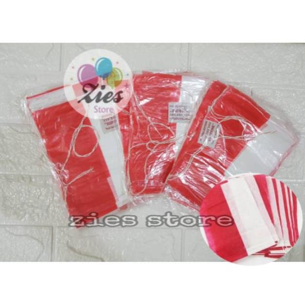 Jual Promo Banner / Bendera Plastik Merah Putih Hut Ri + Tali ...