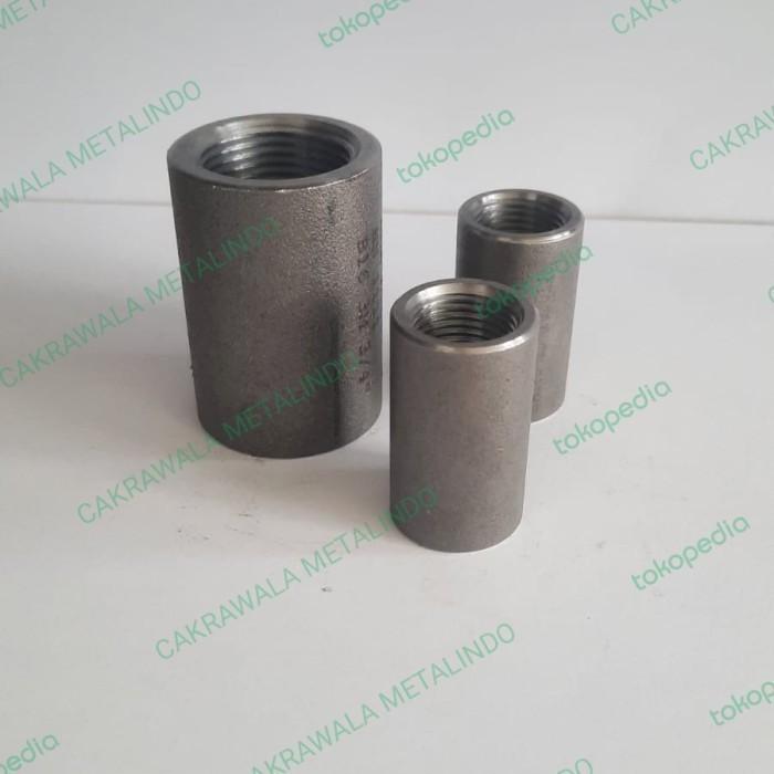 Jual Socket Besi A105 Class 3000 Drat NPT 2" inch Coupling Carbon Steel ...