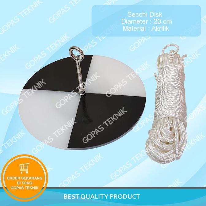 Jual Secchi Disk untuk Mengukur Kekeruhan Air, Secchi Disk 20 cm ...
