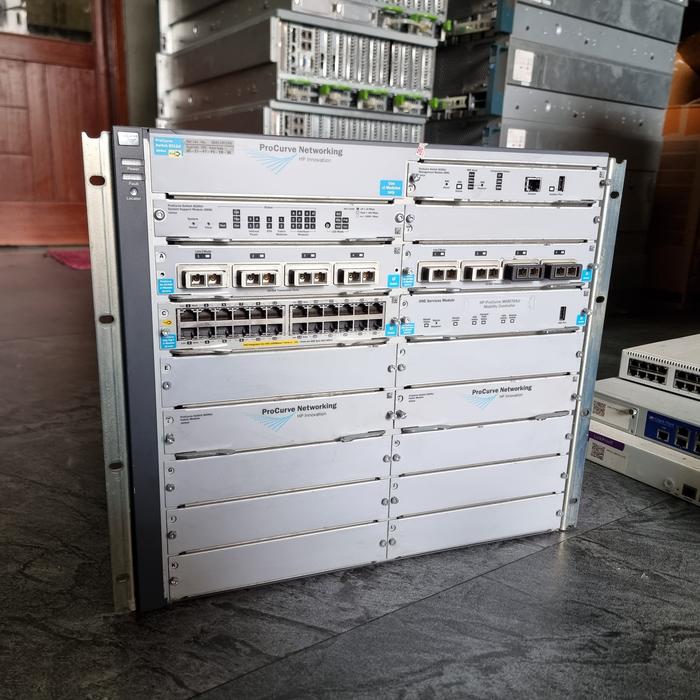 Jual HP J9091A Procurve Switch 8212zl 8X 10G-SR X2 Module 24 POE Gbe ...