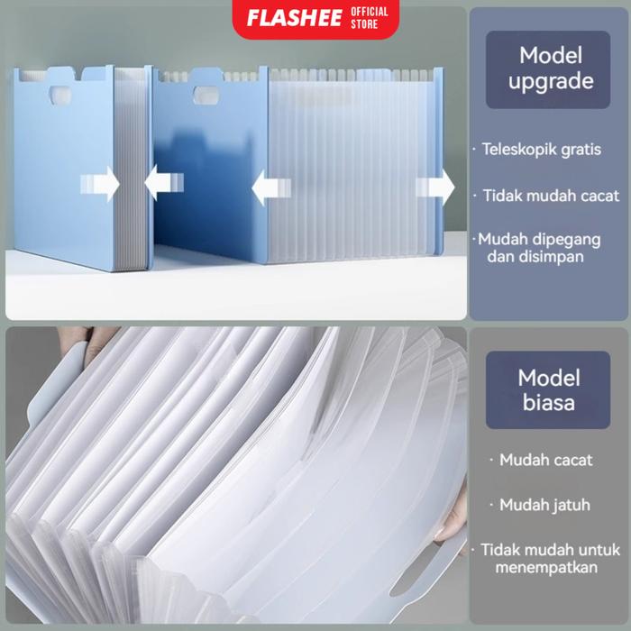 Jual Map Tas Dokumen File Isi 13 Sekat Tas File Organizer Bahan Anti ...