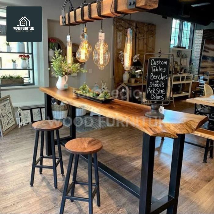 Jual meja bar cafe minimalis jati - Kota Tangerang Selatan - WOOD ...