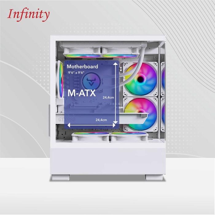 Jual Casing Infinity Clair - Microatx Gaming Case Infinity Clair Di ...