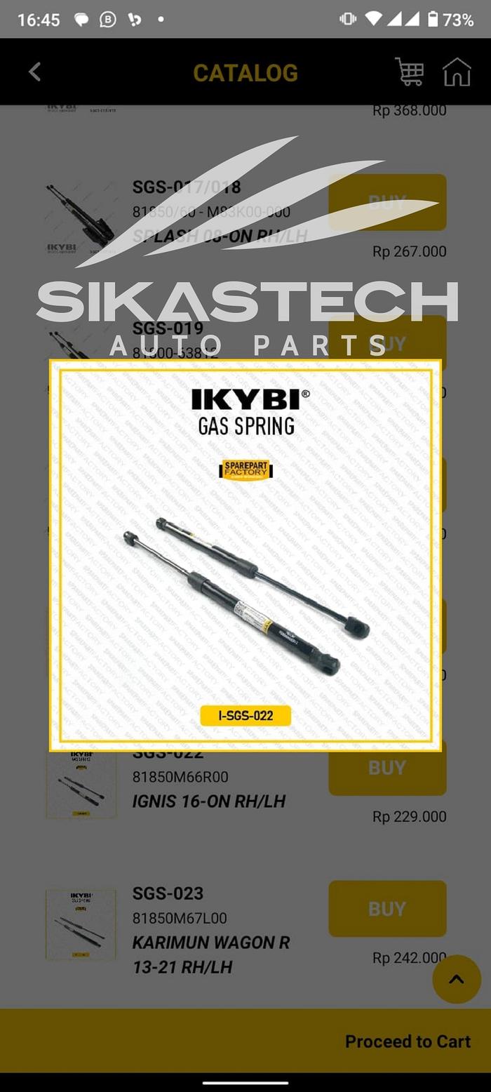 Jual 81850M66R00 SET BACK DOOR BALANCER / HIDROLIS SHOCK PINTU BAGASI ...