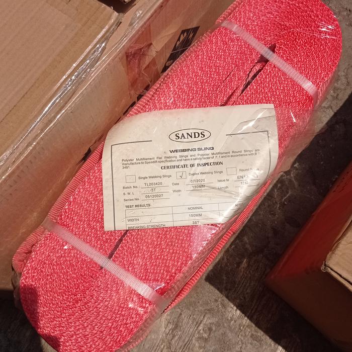 Jual WEBBING SLING 5 Ton x 12 Meter SANDS POLYSTER - Jakarta Barat ...