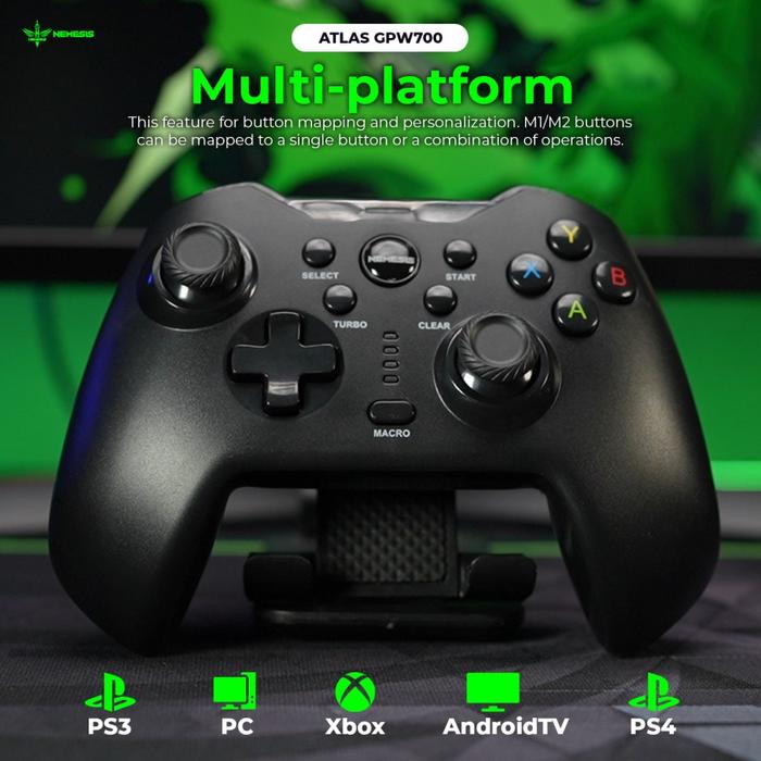 Jual Nyk Nemesis Atlas Gpw700 / Gpw-700 Gamepad Wireless 2,4ghz With Macro Di Seller Velvet ...