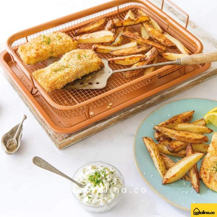 Jual Catalina Crisper Tray Nampan Tirisan Minyak Gorengan Cooling Rack ...