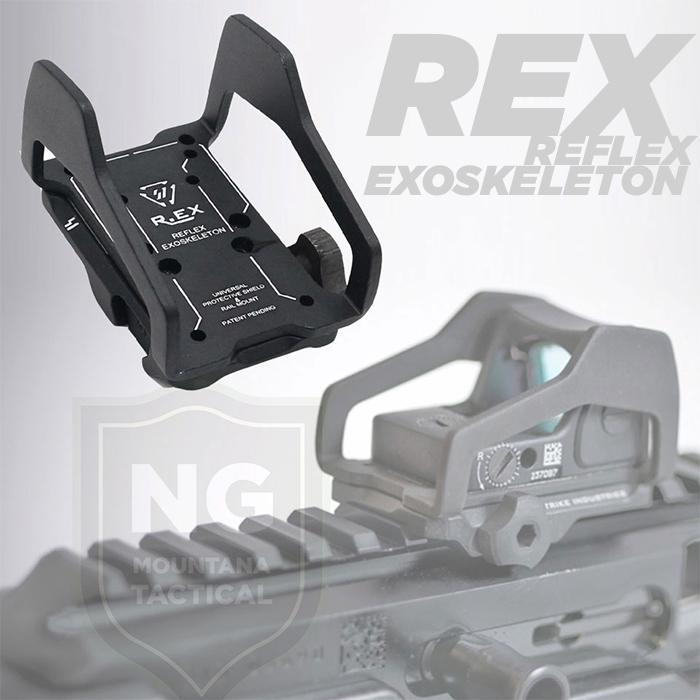 Jual REX SI Style Reflex Exoskeleton RMR Red Dot Sight Scope Mount ...