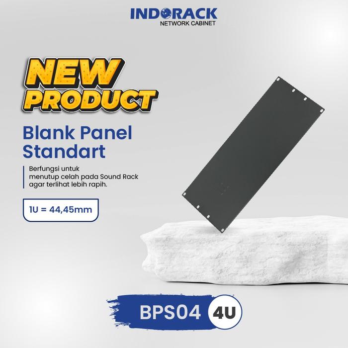 Jual Blank Panel 4U Penutup Celah Audio Rack BPS04 INDORACK - Jakarta ...