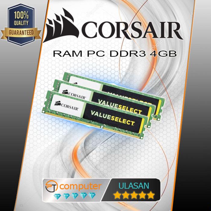 Jual Memory ram PC Ddr3 4gb original bergaransi - CORSAIR - Kota Bekasi ...