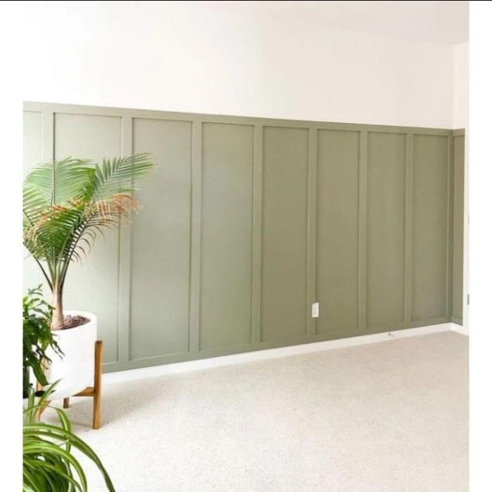 Jual wall batten/wall batten mdf/panel mdf/panel dinding mdf/moulding - 5cm x 122cm, 9mm - Kota ...