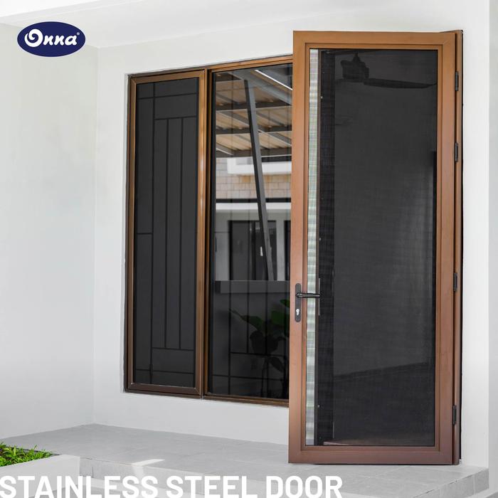 Jual ONNA Stainless Steel Door (304) Pintu Kasa Baja / Kawat Anti ...