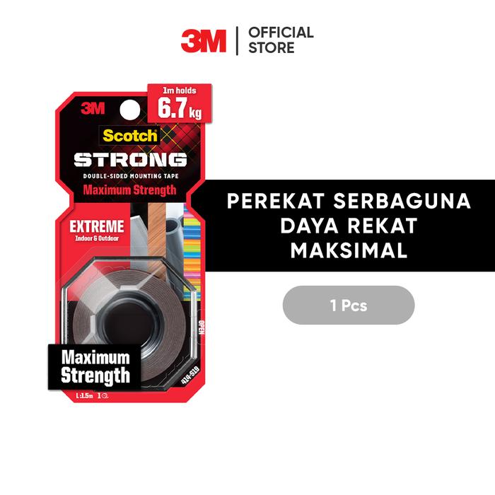 Promo 3M Scotch Double Sided-Mounting Tape, Menahan hingga 6.7kg, 1 pc ...