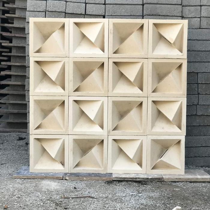 Jual Roster Beton/ Roster Minimalis/ Roster Modern motif Durian - Abu ...