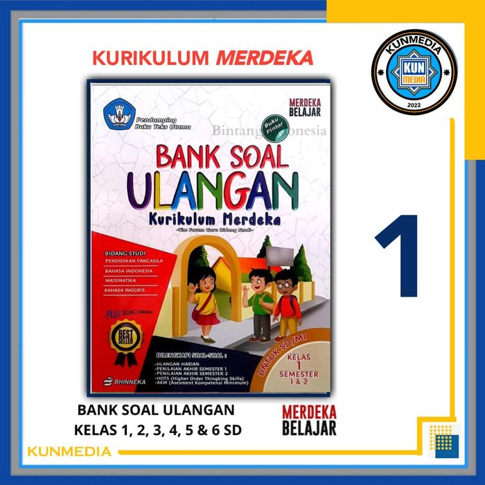 Jual Buku Bank Soal Ulangan Kelas 1 2 3 4 5 6 Sd Kurikulum Merdeka Vkm Di Seller Noelle ...