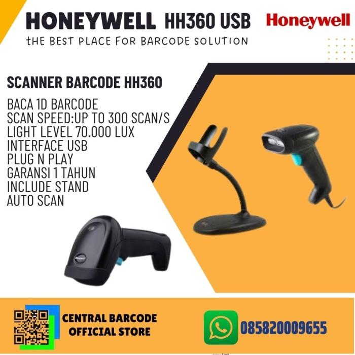 Promo SCANNER BARCODE HONEYWELL HH360-USB + STAND - Jakarta Pusat ...