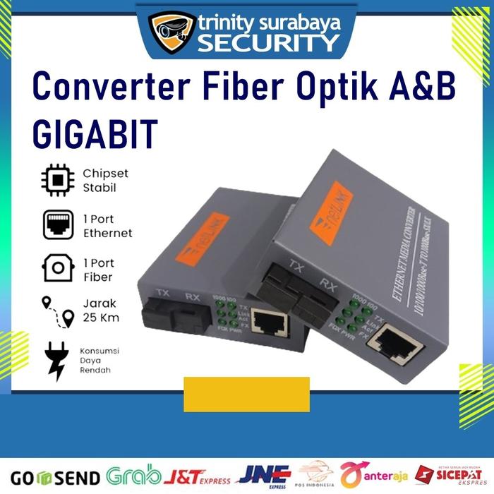 Jual Converter Fiber Optik Gigabit Trinity - Kota Surabaya - trinity surabaya | Tokopedia