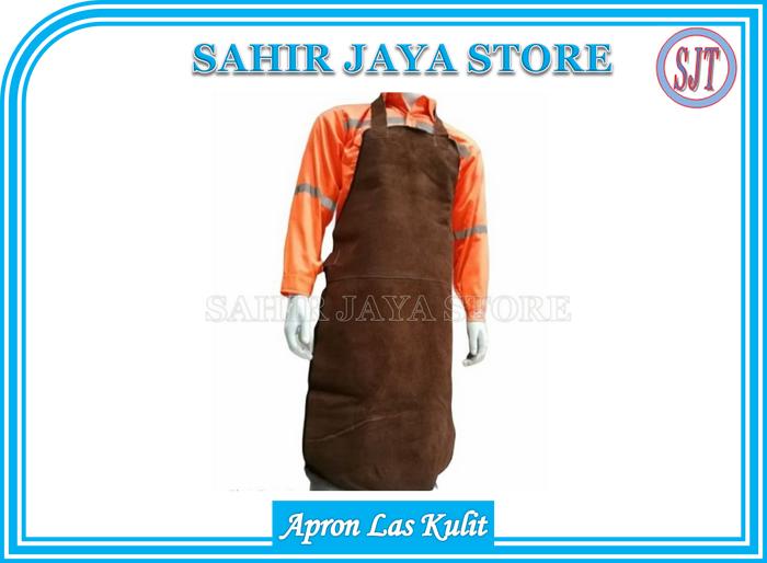 Promo Set Apron safety dada lengan kulit untuk las set apron las kulit ...