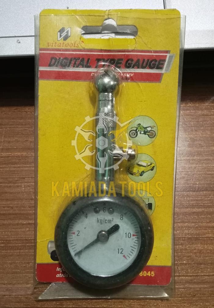 Jual Ukuran Angin Ban/Alat Ukur Anging Ban/Type Gauge VITATOOLS - Kota Pekanbaru - Kamiada Tools ...