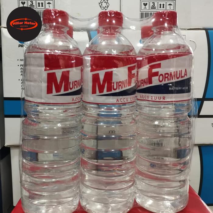 Jual Air Accu Zuur/Air Aki Zuur Merah Murni Formula Kemasan Botol 1 ...