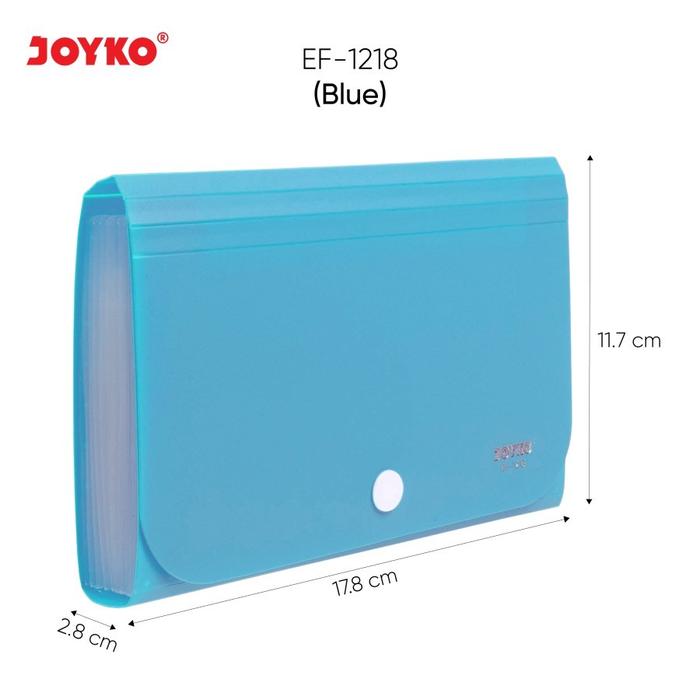 Jual Expanding File JOYKO EF-1218 Map Harmonika Giro 13 Pocket - Biru ...
