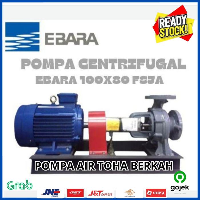 Jual Pompa Transfer Ebara 100X80 FSJA + Motor Dinamo 45Kw 60Hp 380V - Jakarta Barat - POMPA AIR ...