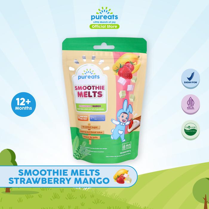 Promo Pureats Smoothie Melts Strawberry Mango - Snack Balita Yoghurt ...