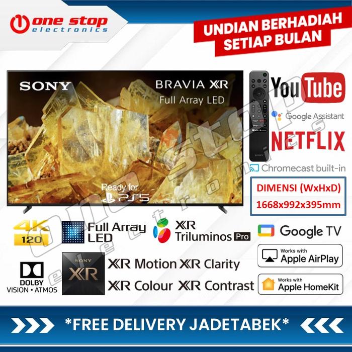 Promo SONY BRAVIA XR 75X90L / X90L 4K HDR Full Array LED Google TV 75 Inch Cicil 0% 3x - Jakarta ...