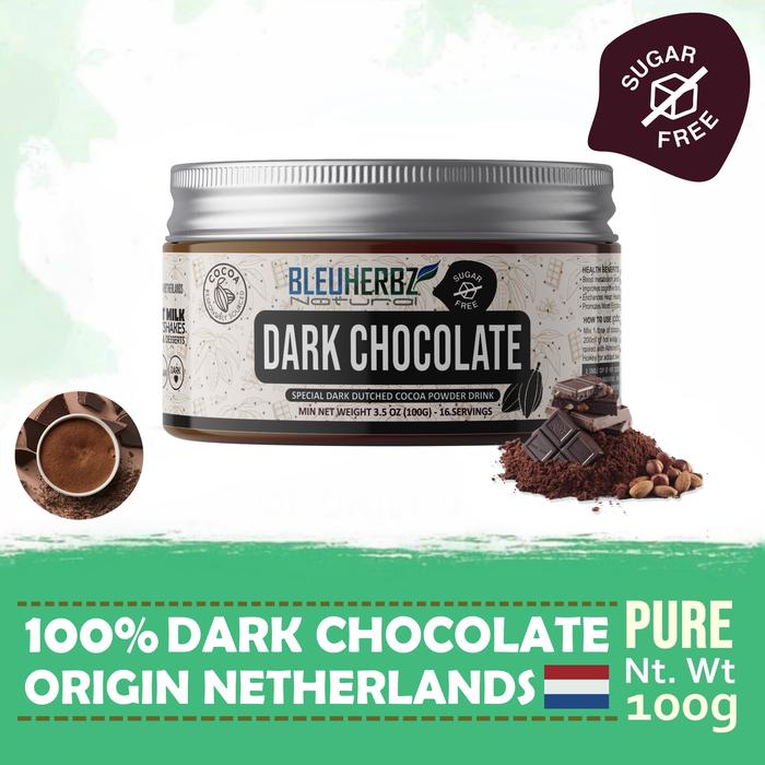 Promo Dark Chocolate Powder Pure Cocoa Drink Bubuk Coklat Asli Minuman ...