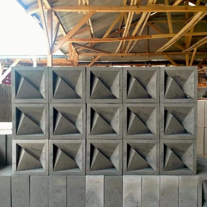Jual Roster Beton/ Roster Minimalis/ Roster Modern motif Durian - Abu ...