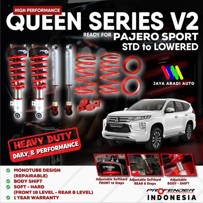 Jual Shock Coilover PROFENDER Queen Series V2 - MITSUBISHI PAJERO SPORT ...
