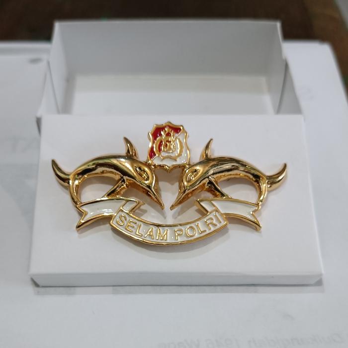 Jual aksesoris wing selam polri / brevet selam polri - Jakarta Pusat ...