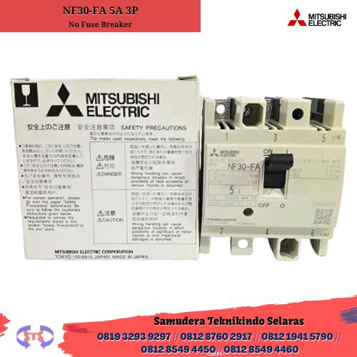 Jual Mitsubishi NF30-FA 5A 3P No Fuse Breaker - Kab. Bekasi - SAMUDERA TEKNIKINDO | Tokopedia
