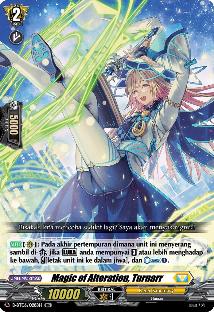 Jual Magic of Alteration, Turnarr (RR) | D-BT06 | Bahasa Vanguard - Jakarta Barat - Carttu ...