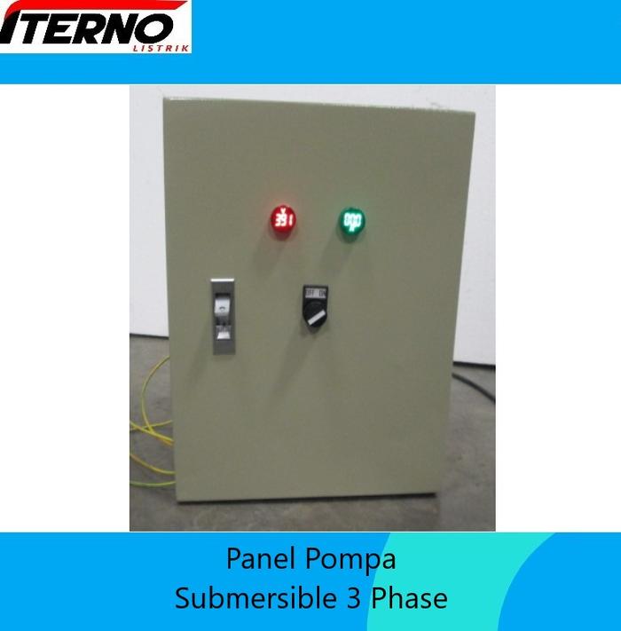 Jual Panel pompa submersible otomatis 3phase 2control 3HP-5HP - 2-3HP ...