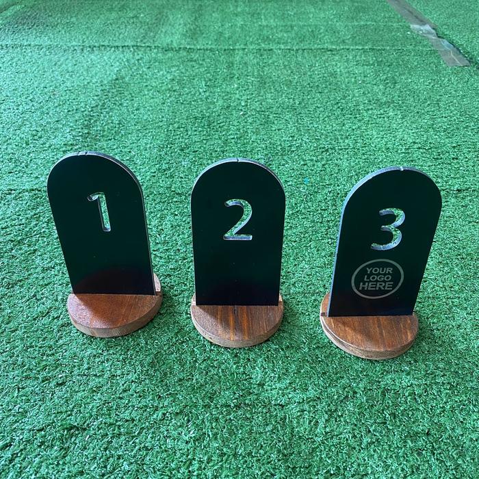 Jual Nomor Meja Model Dome Penanda Meja Cafe, Coffee Shop, Restaurant ...